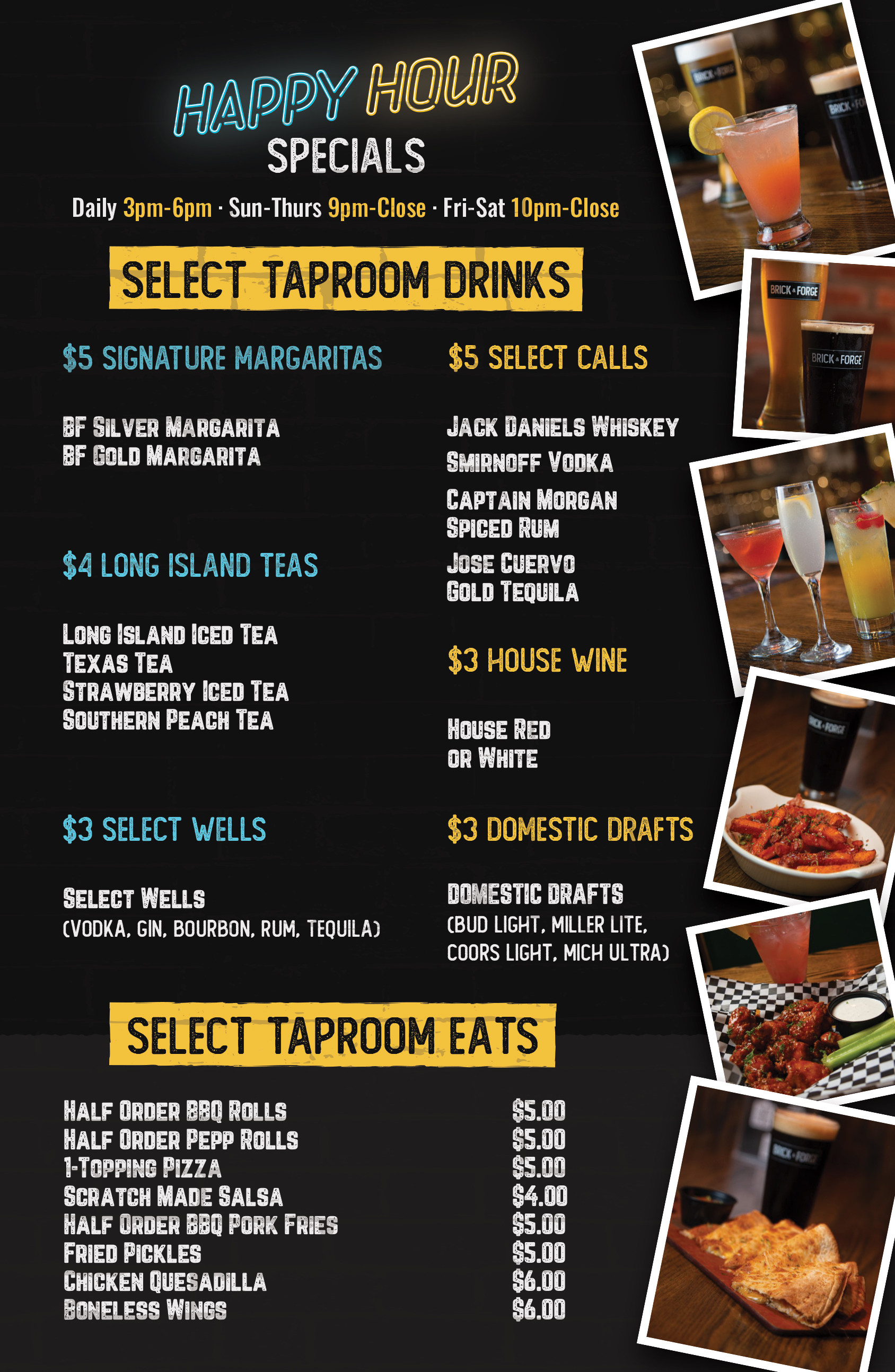 Brick & Forge Menu | Brick & Forge